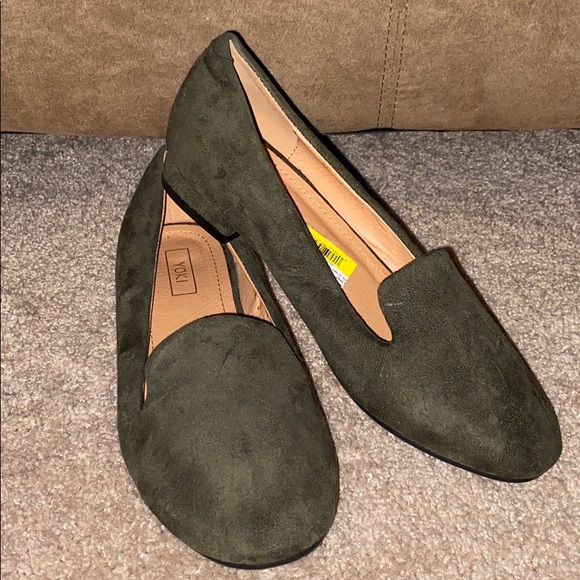 Yoki | Shoes | Yoki Camo Green Suede Loafers | Poshmark